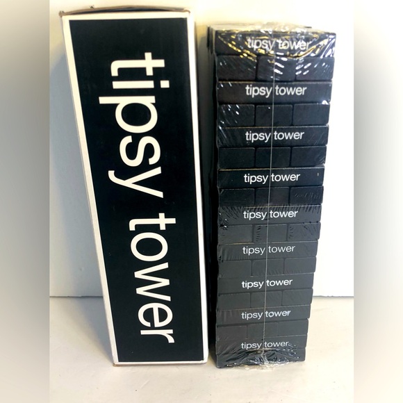 Tipsy Tower | Games | Tipsy Tower Block Balancing Drinking Game New ...